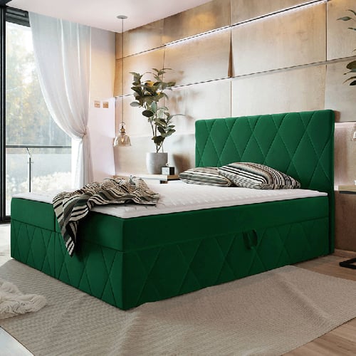 Continental Bed SIMON-140x200-Magic Velvet 2225 | Dako Furniture